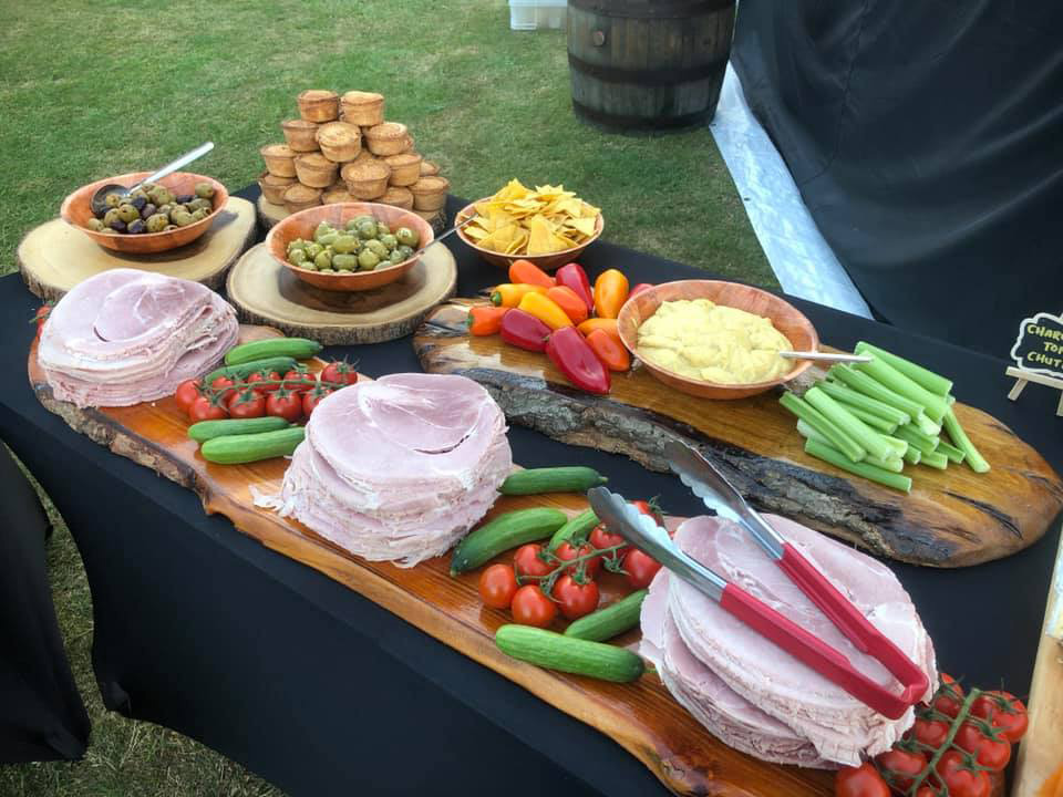 buffet mobile catering services Hampshire for your wedding or party